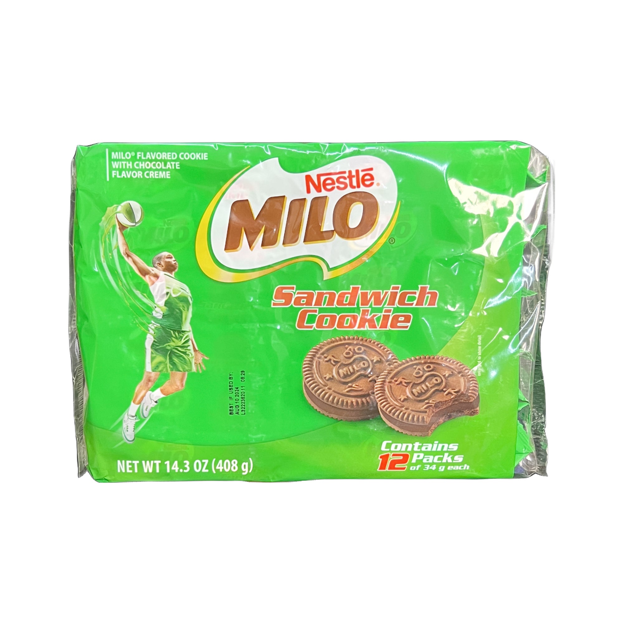 Nestle Milo Sandwich Cookies 12pk/34g. | Alli West Indian American Grocery